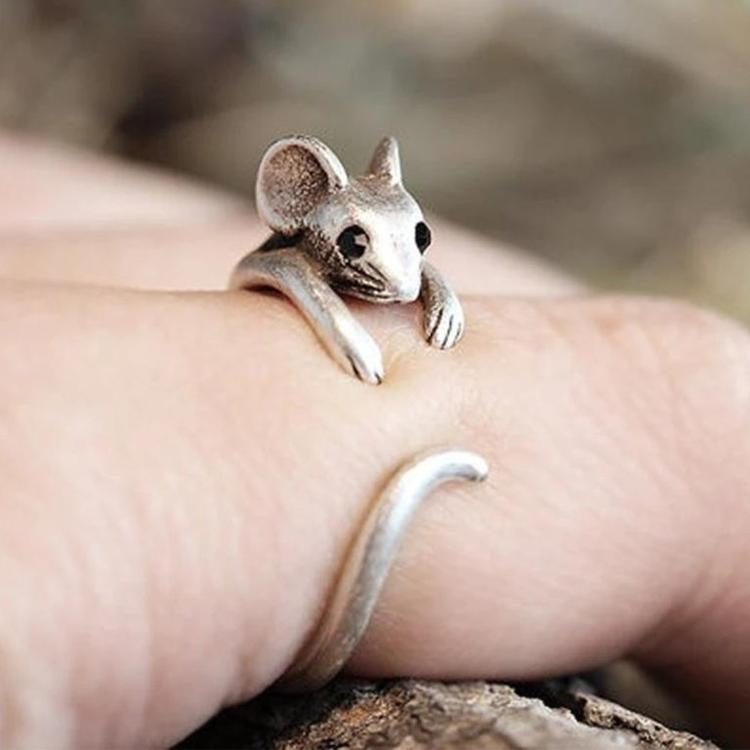 Adjustable Mice Ring in Silver 925 – Precious Gems